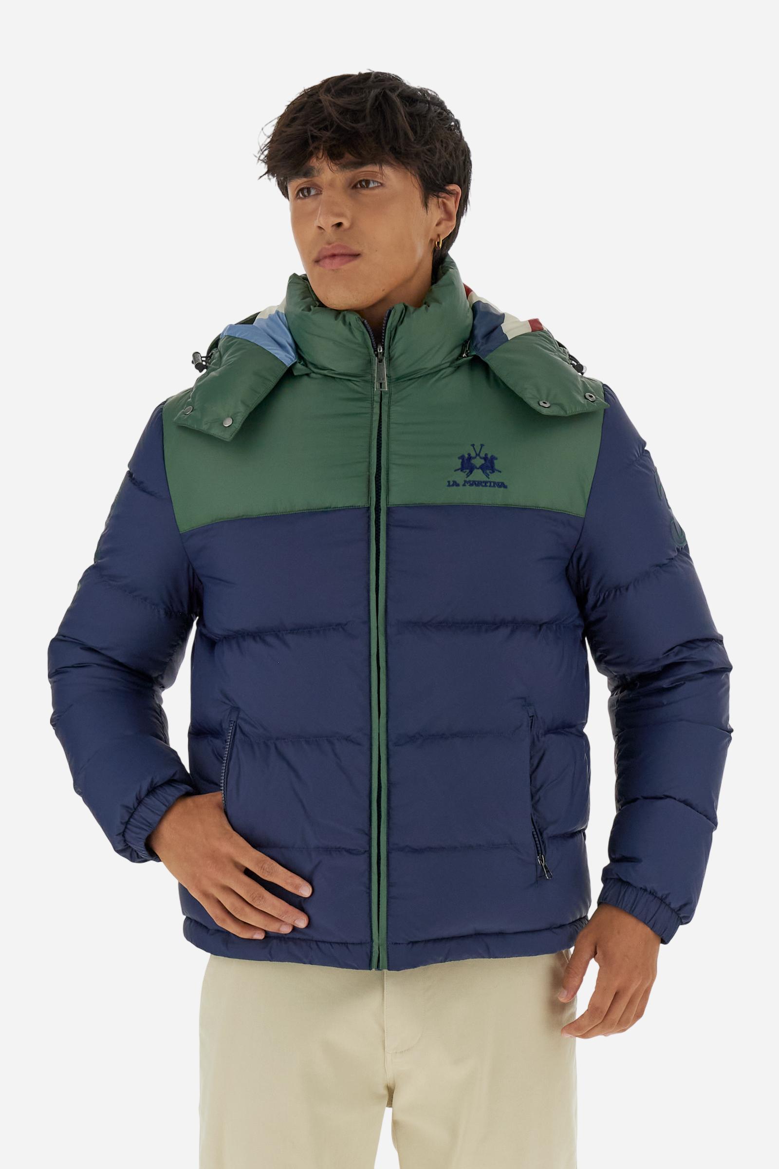 Men’s reversible down bomber bicolor Polo Player - Barret | La Martina