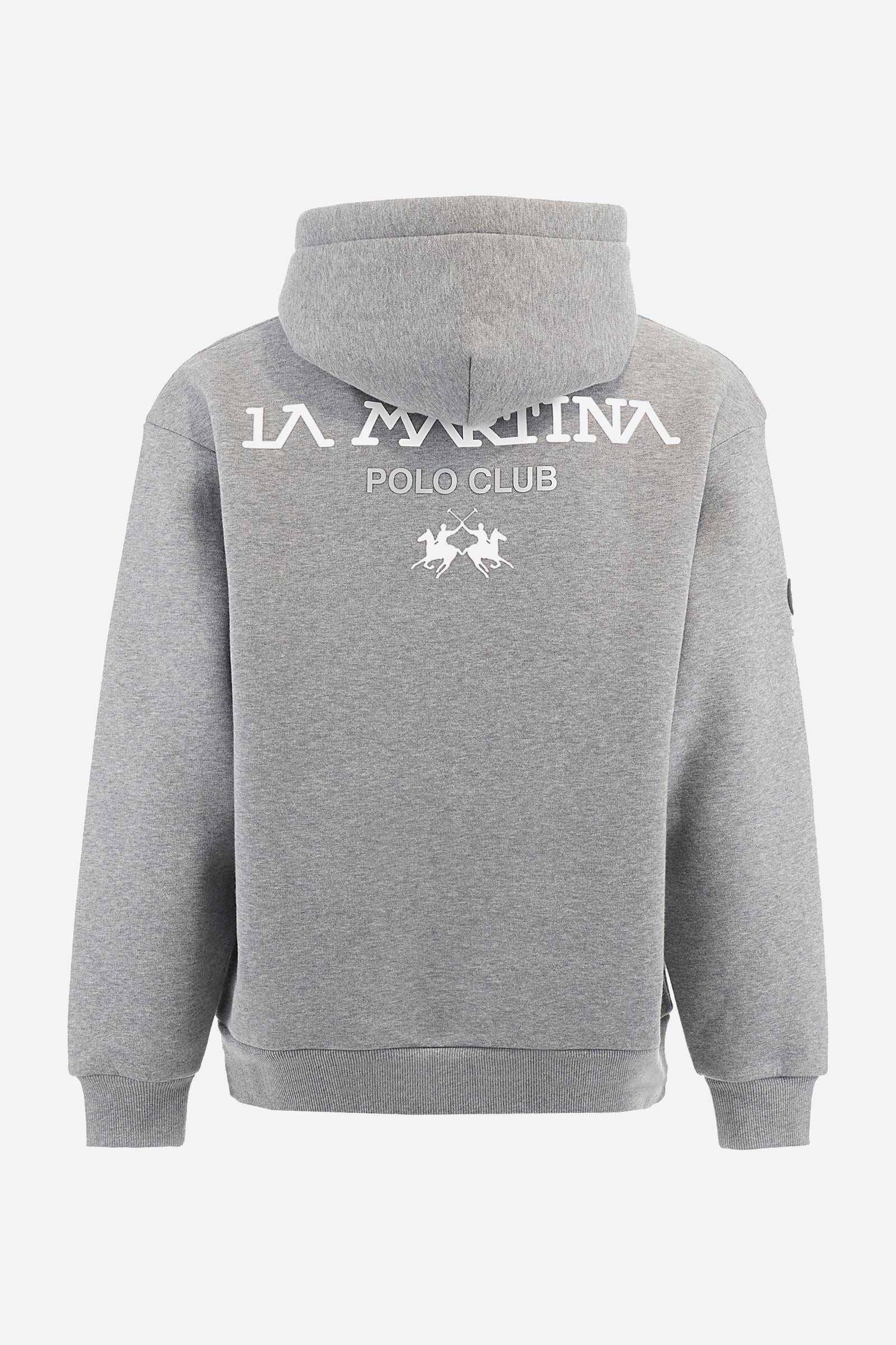 MAN HOODIE SWEATSHIRT HEAVY FL | La Martina