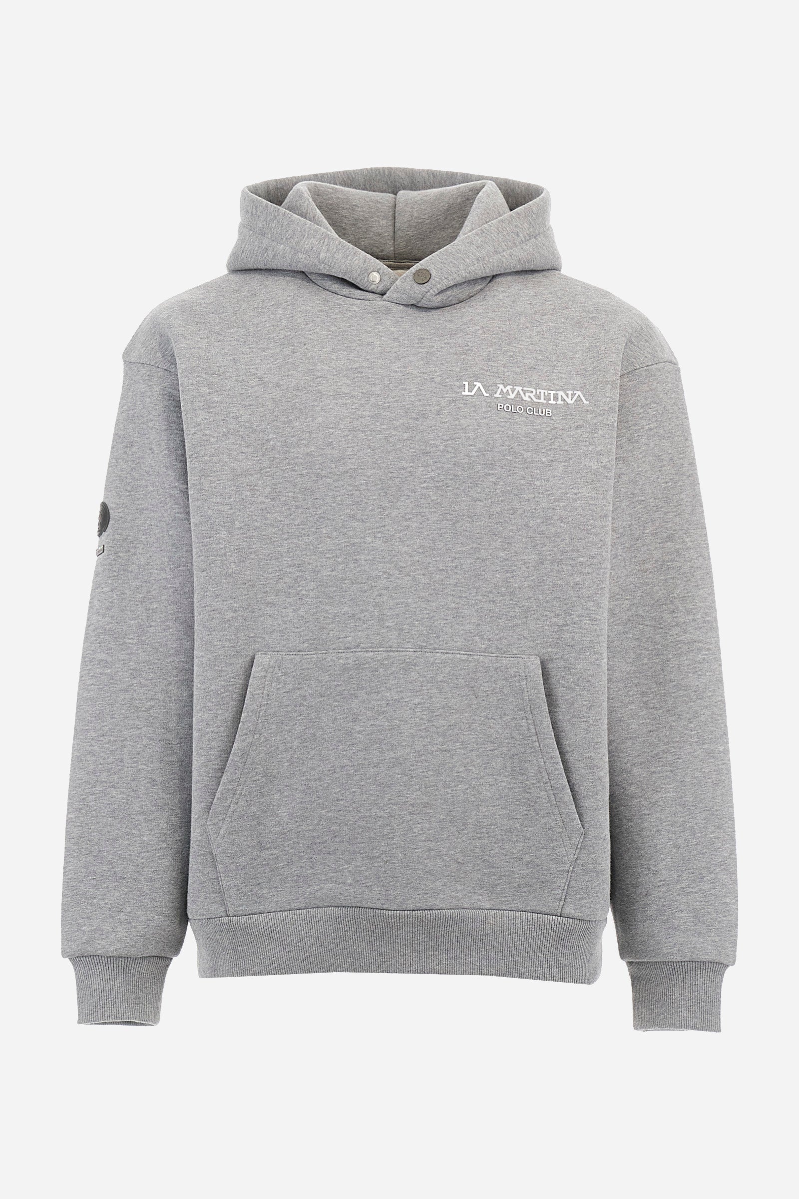 MAN HOODIE SWEATSHIRT HEAVY FL | La Martina